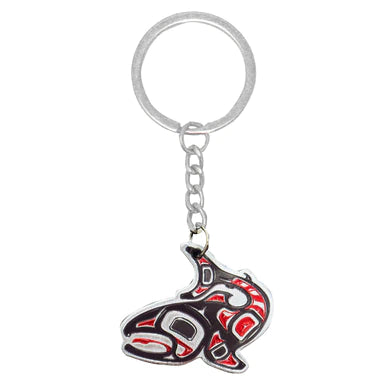 SALMON METALLIC KEYCHAIN – The Cedar Basket