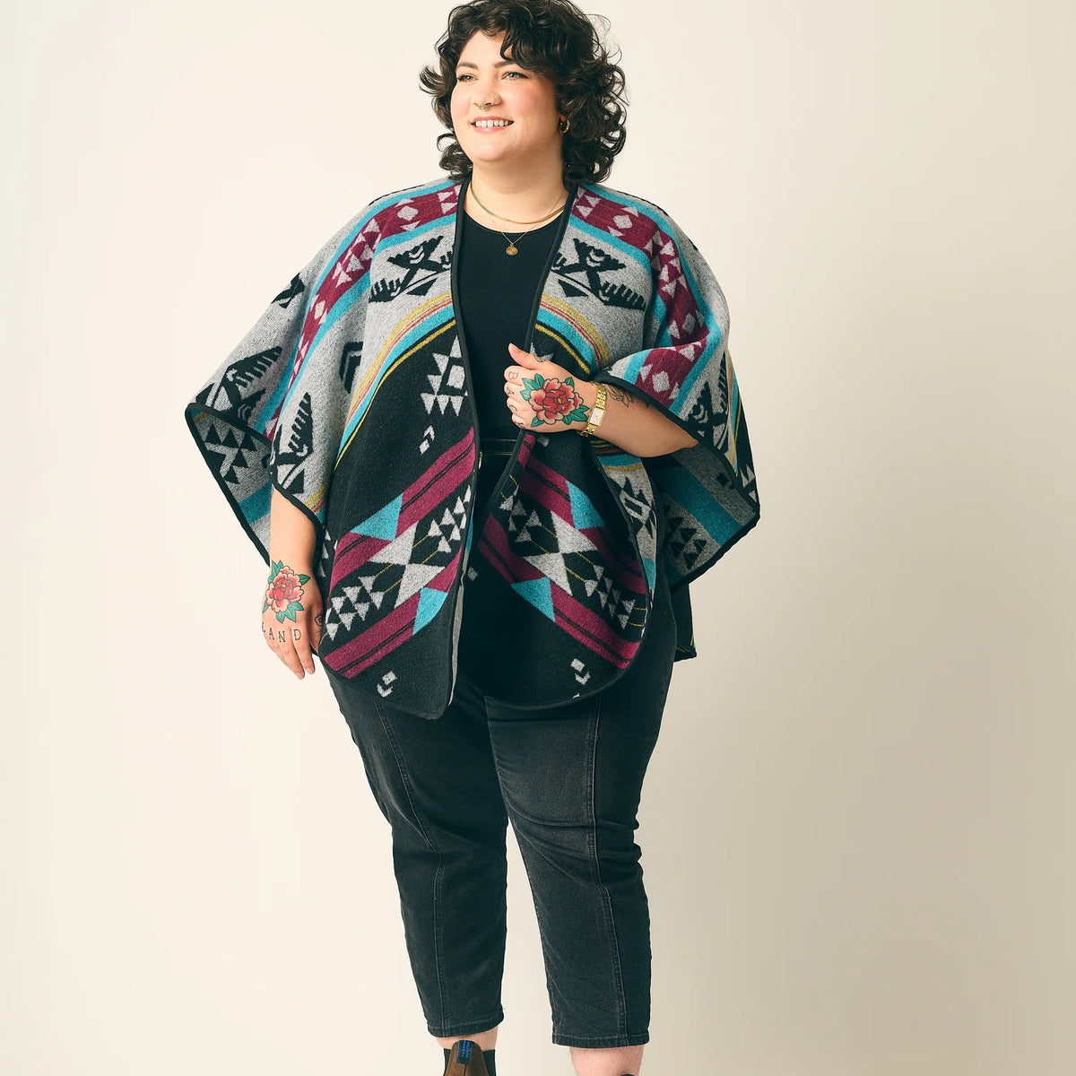 Eclair Indigenous Shawl – The Cedar Basket
